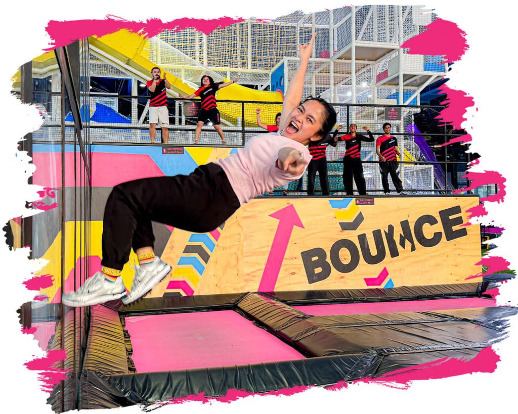 The most epic trampoline park full of fun | Bounce Qatar